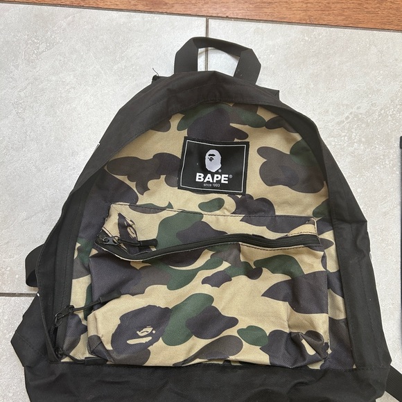 Bape | Bags | Bape Camo Backpack Black And Green | Poshmark